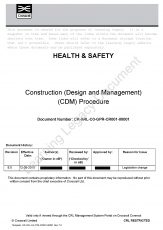 Construction (Design and Management) (CDM) Procedure - Crossrail ...